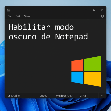 Dark Mode in Notepad ⚫ Activate it in 6 Clicks! 🌙