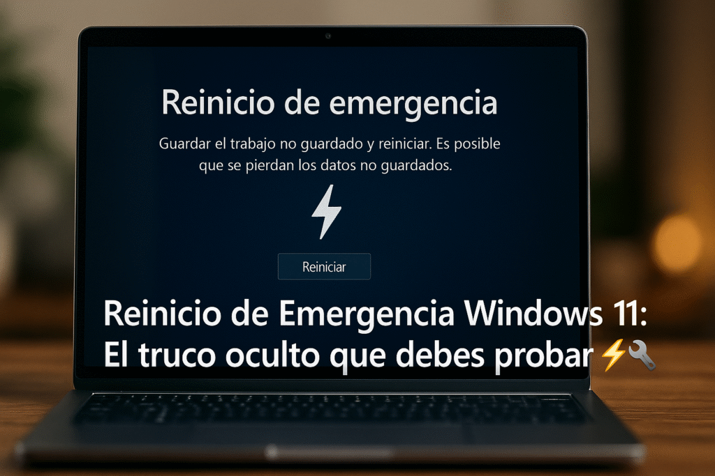 Reinicio De Emergencia Windows 11: ¡Actívalo Ya! 🔥💻
