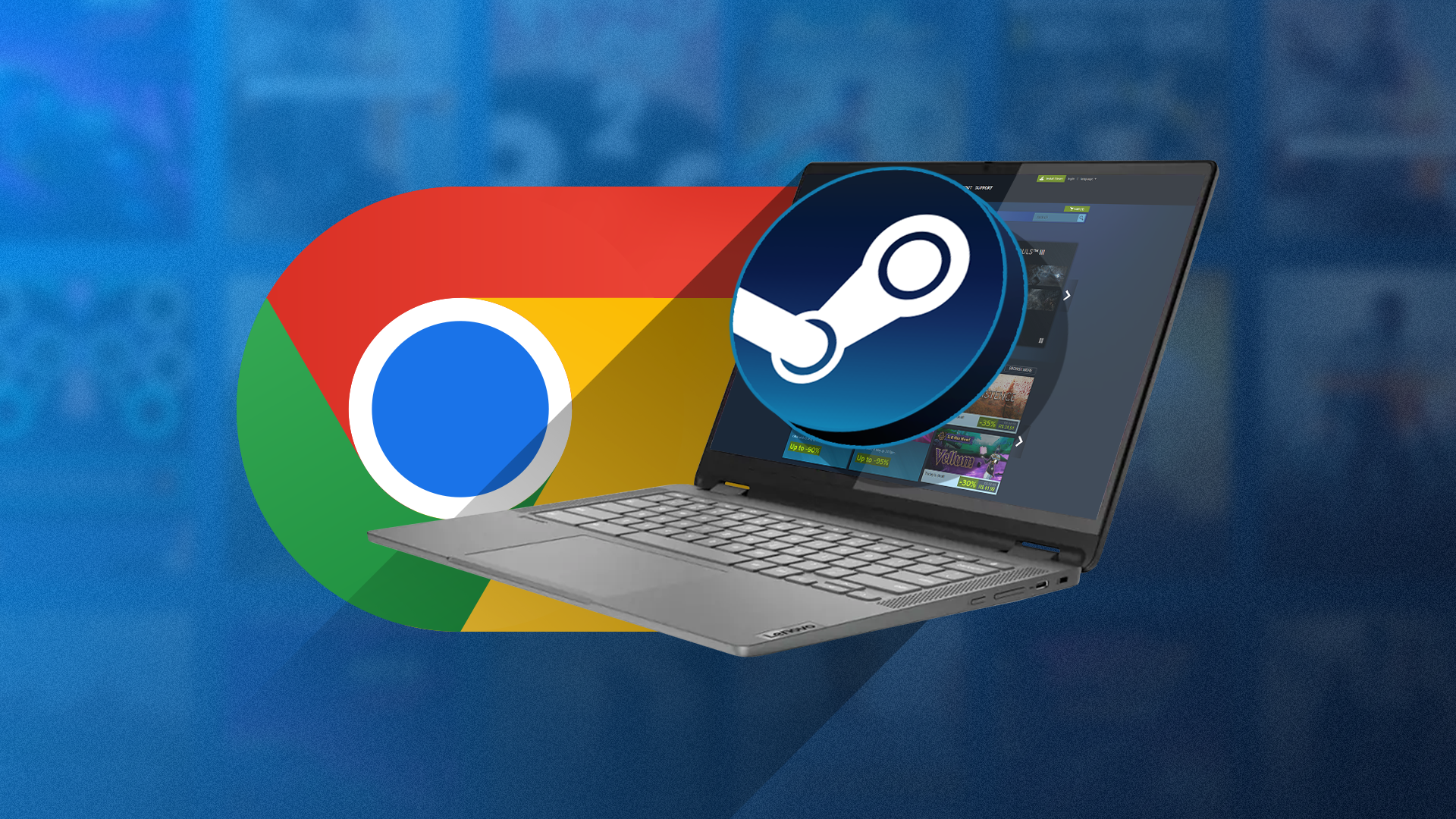 Steam no Chromebook Plus: 7 jogos rodando agora 🔥🕹️